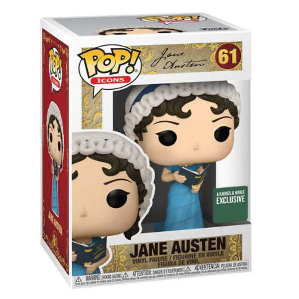 Funko Pop! Icons Jane Austen 61 Exclusivo Original Colecionavel - Moça ...