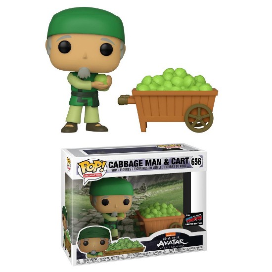 Funko Pop! Animation Avatar Cabbage Man & Cart 656 Exclusivo Original ...