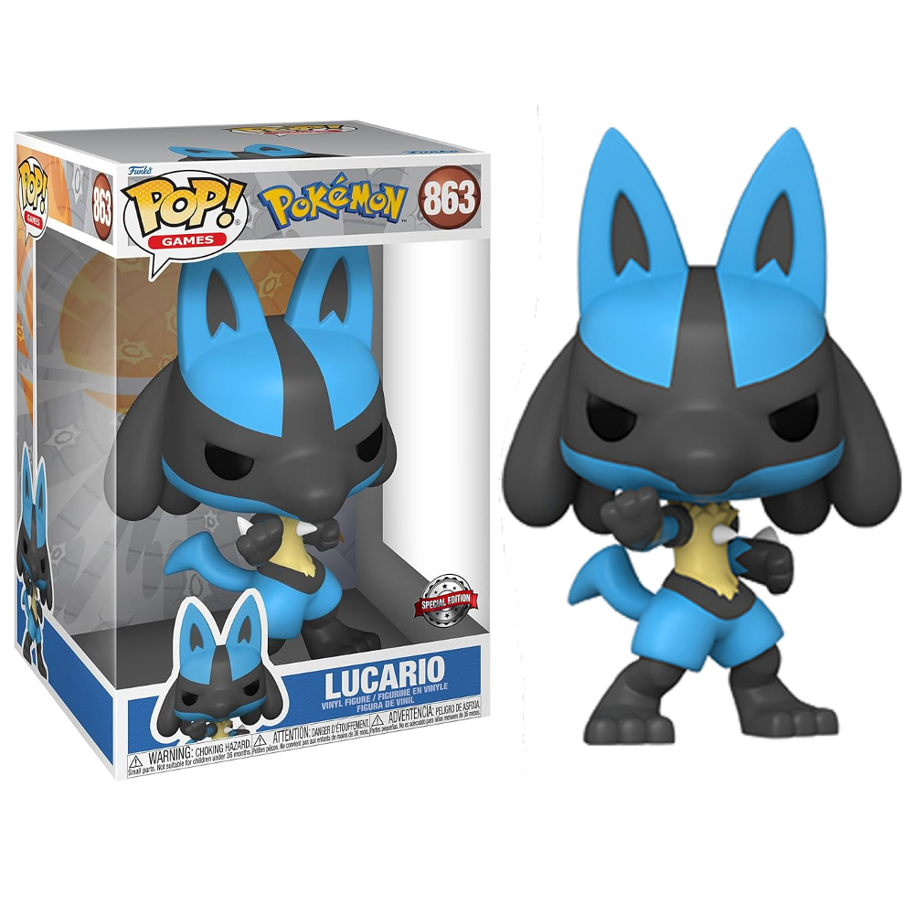 Funko Pop! Games Pokemon Lucario 863 Exclusivo Original Colecionavel ...