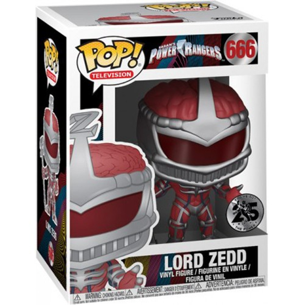 Funko Pop! Television Power Rangers Lord Zedd 666 Exclusivo Original ...