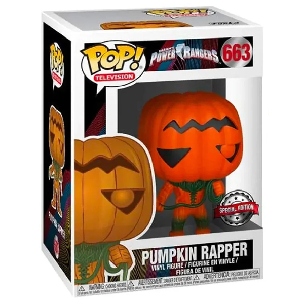 Funko Pop! Television Power Rangers Pumpkin Rapper 663 Exclusivo - Moça ...