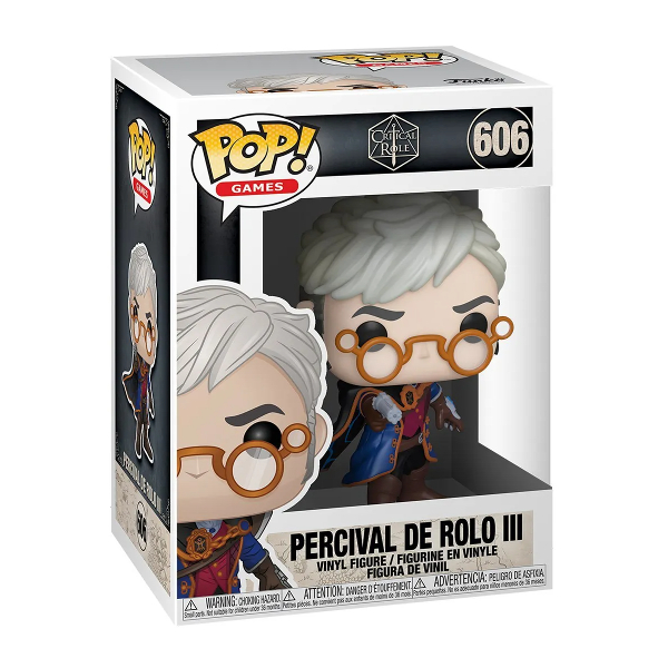 Funko Pop Critical Role Percival De Rolo III 606 Original Colecionavel ...