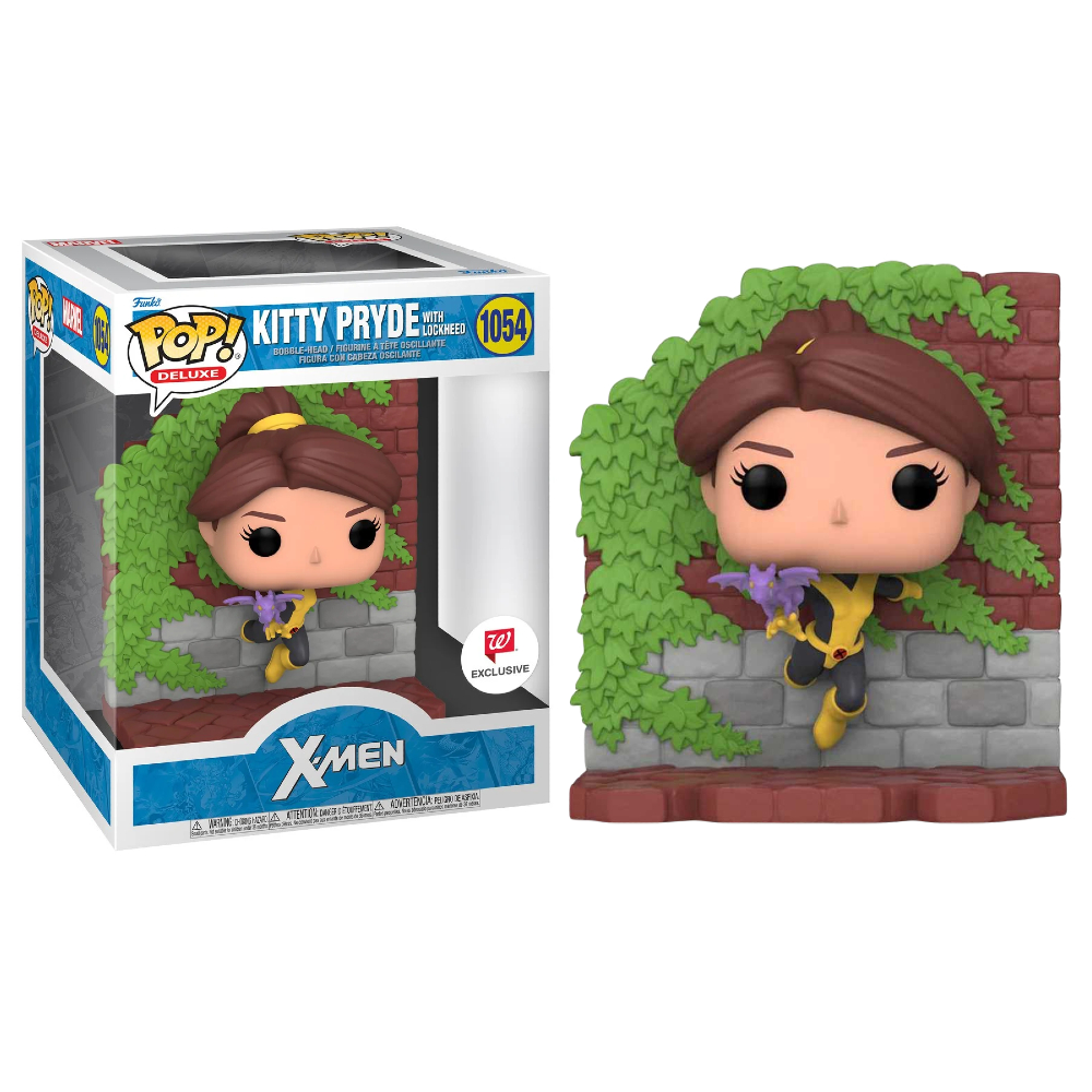 Funko Pop! Deluxe X men Kitty Pride With Lockheed 1054 Exclusivo - Moça ...