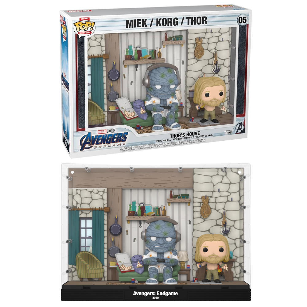 Funko Pop! Marvel Vingadores Avengers Thor House Miek / Korg/ Thor 05 ...