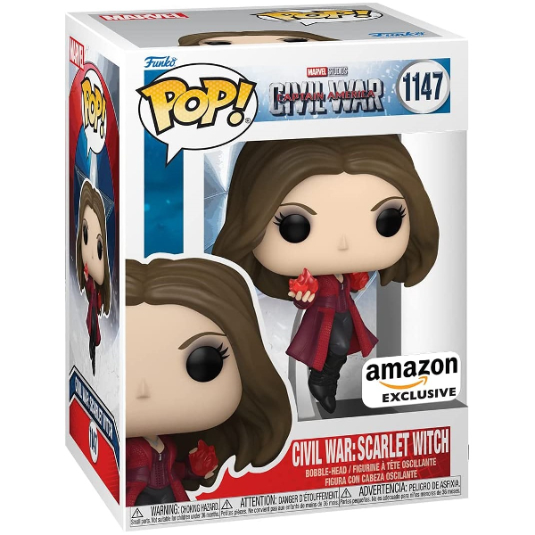 Funko Pop! Marvel Scarlet Witch Civil War 1147 Exclusivo Original ...