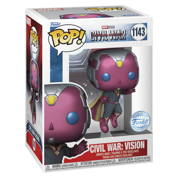 Funko Pop! Marvel Vision 1143 Exclusivo Original Colecionavel - Moça do ...