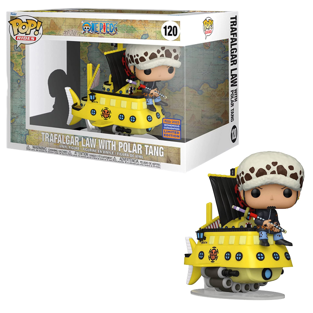 Funko Pop! One Piece Trafalgar Law With Polar Tang 120 Exclusivo - Moça ...