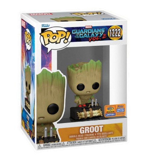 Funko Pop! Marvel Guardians Of The Galaxy Groot 1222 Exclusivo - Moça ...