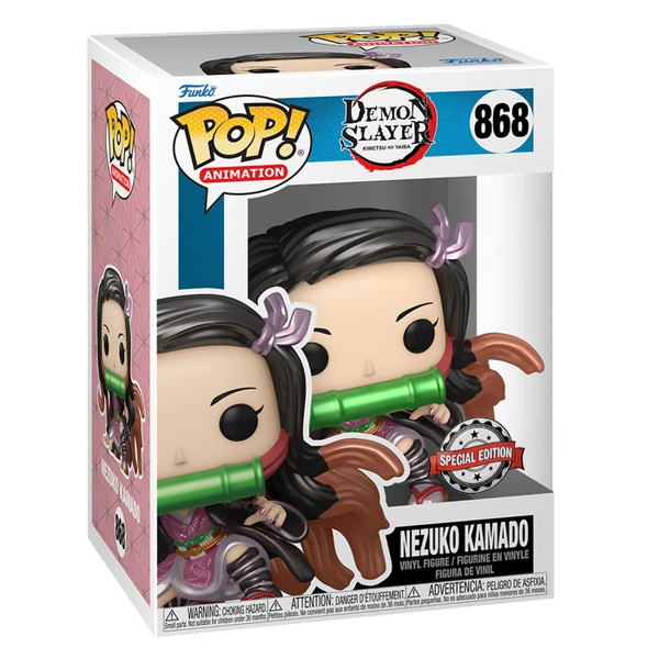 Funko Pop! Demon Slayer Nezuko Kamado 868 Exclusivo Metallic - Moça do ...