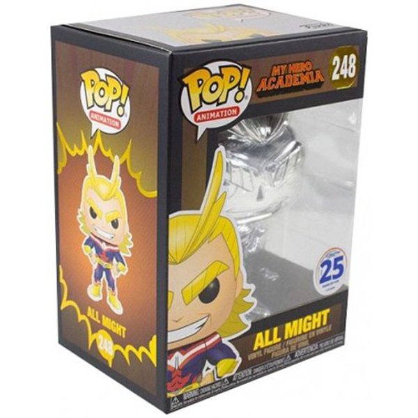 Funko Pop! Animation My Hero Academia All Might 248 Exclusivo Silver ...
