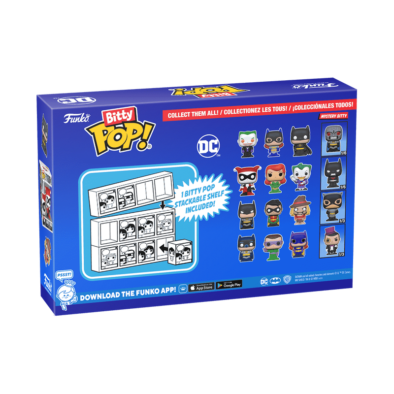 Funko Bitty Pop! DC Comics Batman, Robin, Scarecrow + Surpresa - Moça ...