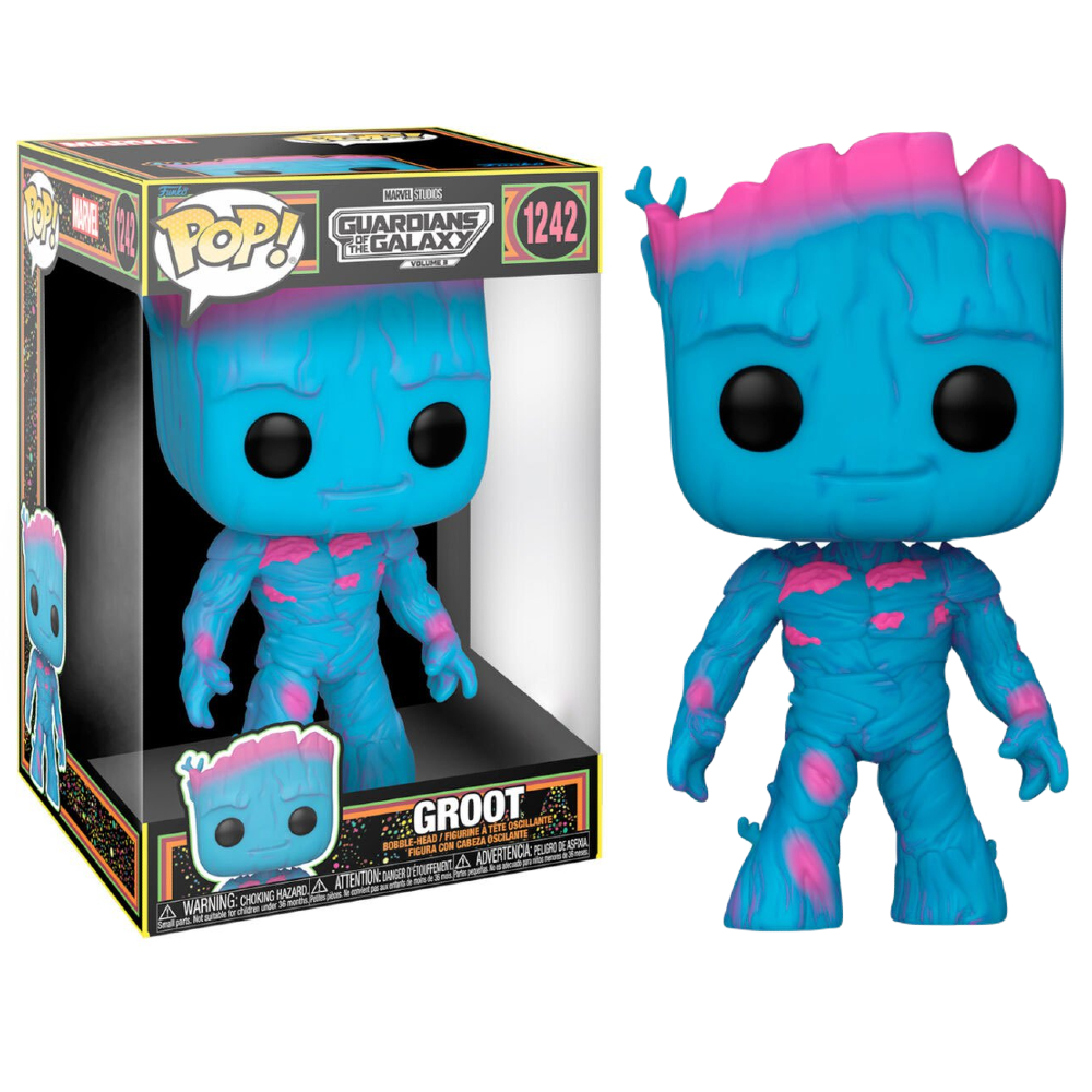 Funko Pop! Marvel Guardians Of The Galaxy Groot 1242 10 Polegadas ...