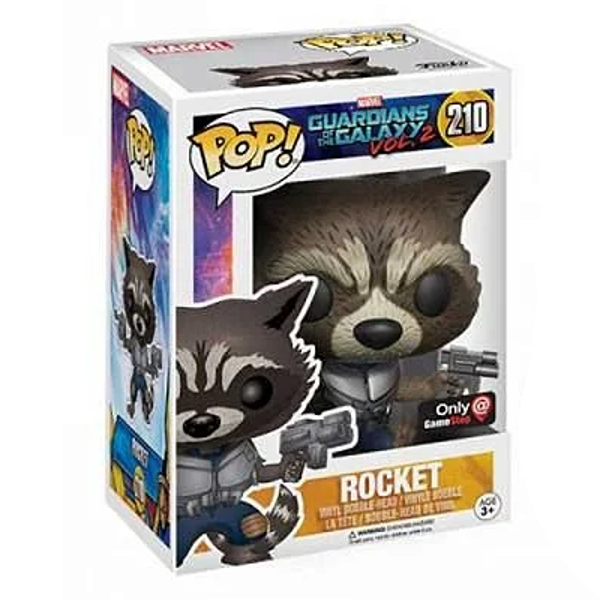 Funko Pop! Marvel Guardians Of The Galaxy Rocket 210 Exclusivo - Moça ...