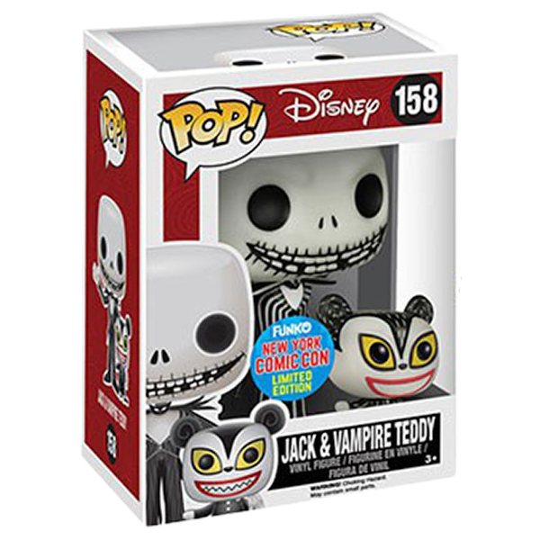 Funko Pop! Disney O Estranho Mundo de Jack & Vampire Teddy 158 - Moça ...