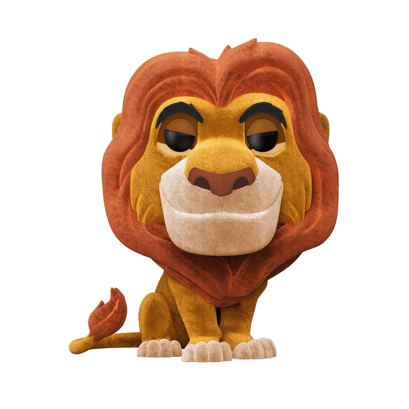 Funko Pop! Disney The Lion King Mufasa 495 Exclusivo Flocked - Moça do ...