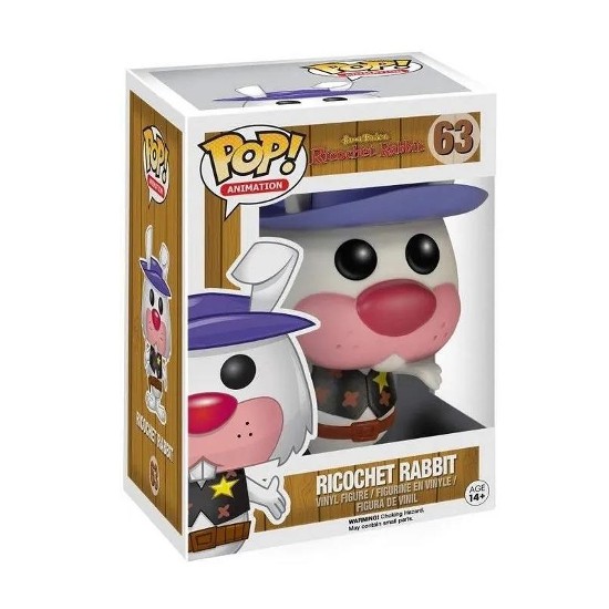 Funko Pop! Hanna Barbera Ricochete Rabbit 63 Original Colecionavel ...