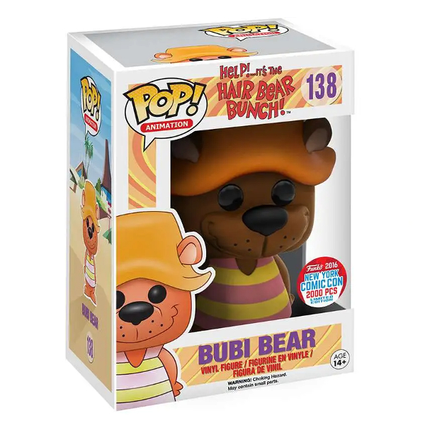 Funko Pop! Hanna Barbera Bubi Bear 138 Exclusivo Original Colecionavel ...