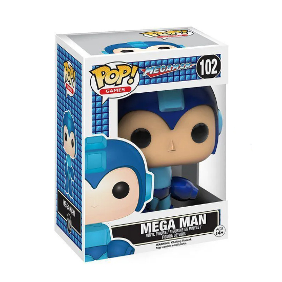 Funko Pop! Games Mega Man 102 Original Colecionavel - Moça do Pop ...