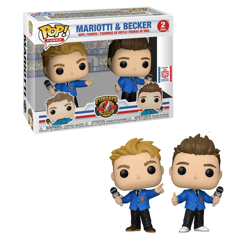 Funko Pop! Funko Fundays Games Mariotti & Becker 2 Pack Original - Moça ...