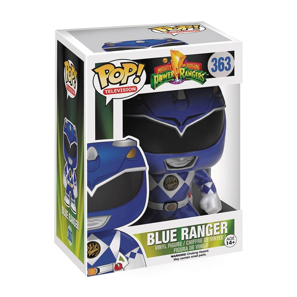 Funko Pop! Television Power Rangers Blue Ranger 363 Original - Moça do ...