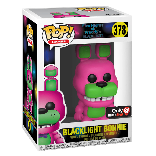 Funko Pop! Games Five Night's At Freddy's Blacklight Bonnie 378 - Moça ...