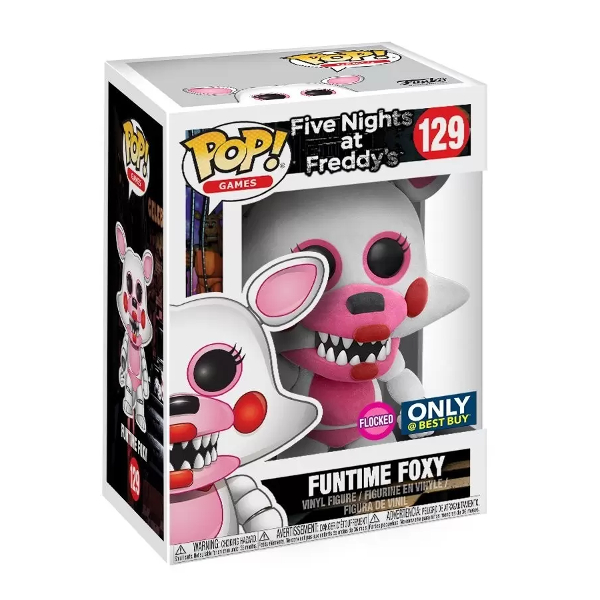 Funko Pop! Games Five Night's At Freddy's Funtime Foxy 129 Exclusivo ...