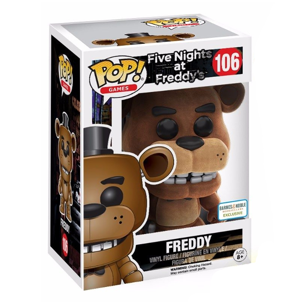 Funko Pop! Games Five Nights At Freddy's Freddy 106 Flocked Original ...