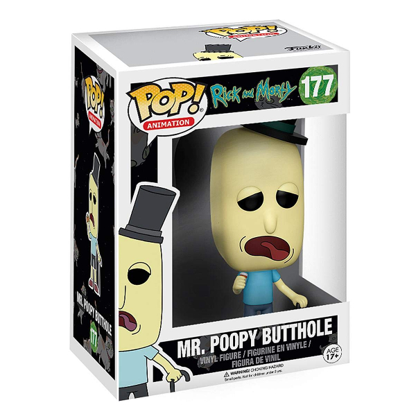 Funko Pop! Animation Rick And Morty Mr. Poopy Butthole 177 Original ...