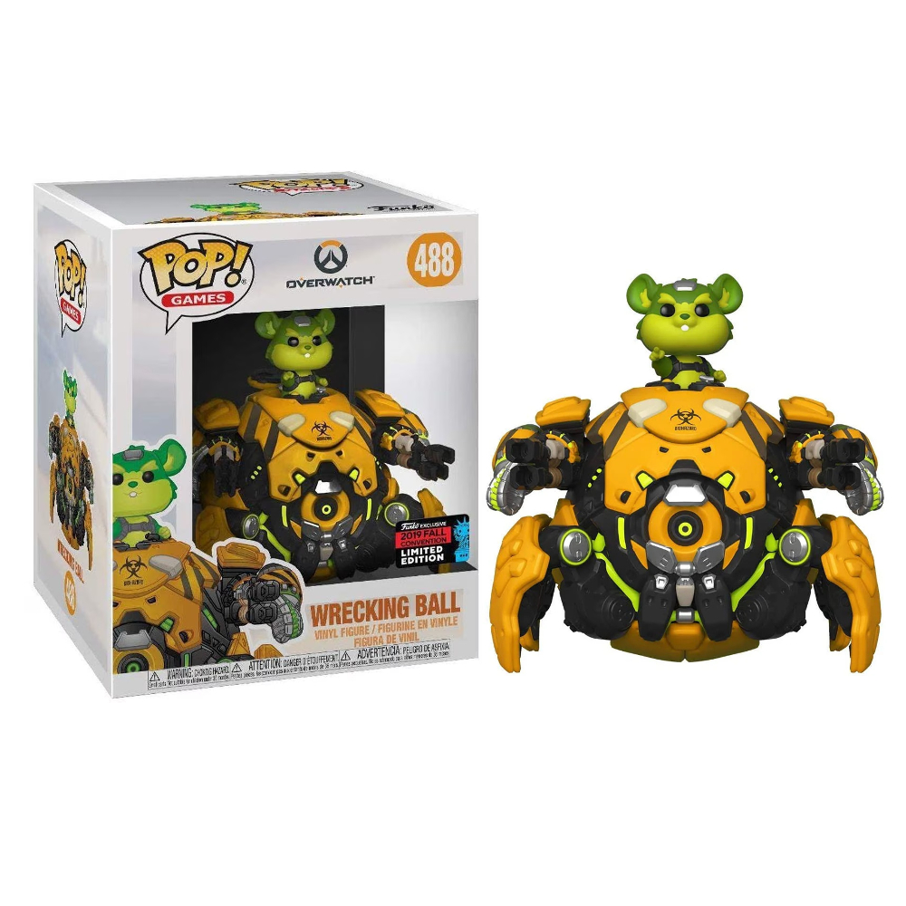 Funko Pop! Games Overwatch Wrecking Ball 488 Exclusivo Original - Moça ...