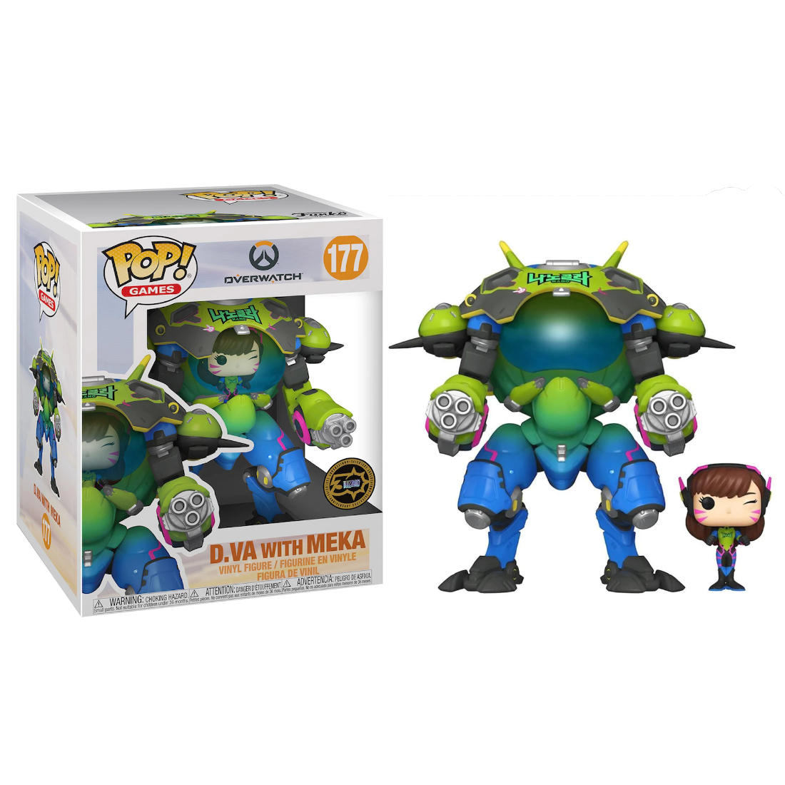 Funko Pop! Games Overwatch D.Va With Meka 177 Exclusivo Original - Moça ...