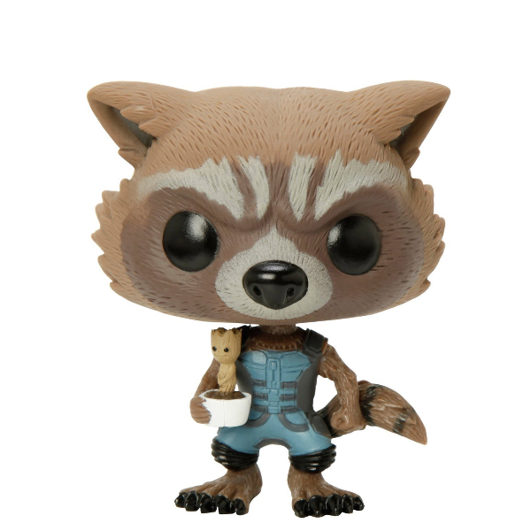 Funko Pop! Guardians Of The Galaxy Rocket Raccoon & Potted Groot 93 ...