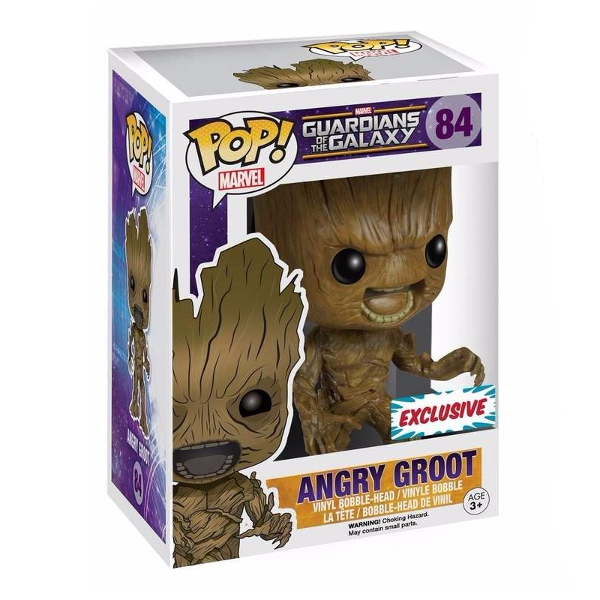 Funko Pop! Marvel Guardians Of The Galaxy Angry Groot 84 Exclusivo ...