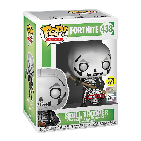 Funko Pop! Games Fortnite Skull Trooper 438 Exclusivo Glow Original ...