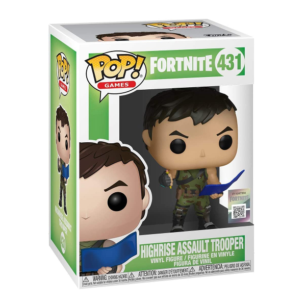 Funko Pop! Games Fortnite Highrise Assault Trooper 431 Exclusivo - Moça ...