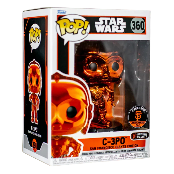 Funko Pop! Television Star Wars C-3PO 360 Exclusivo Original - Moça do ...