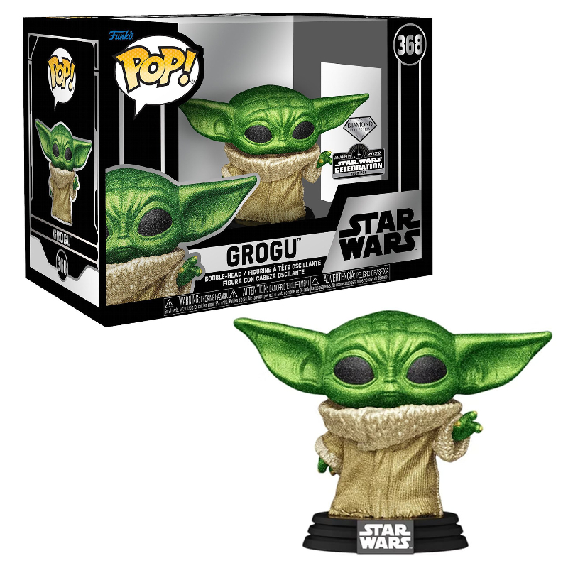 Funko Pop! Star Wars Grogu 368 Exclusivo Diamond Original - Moça do Pop ...
