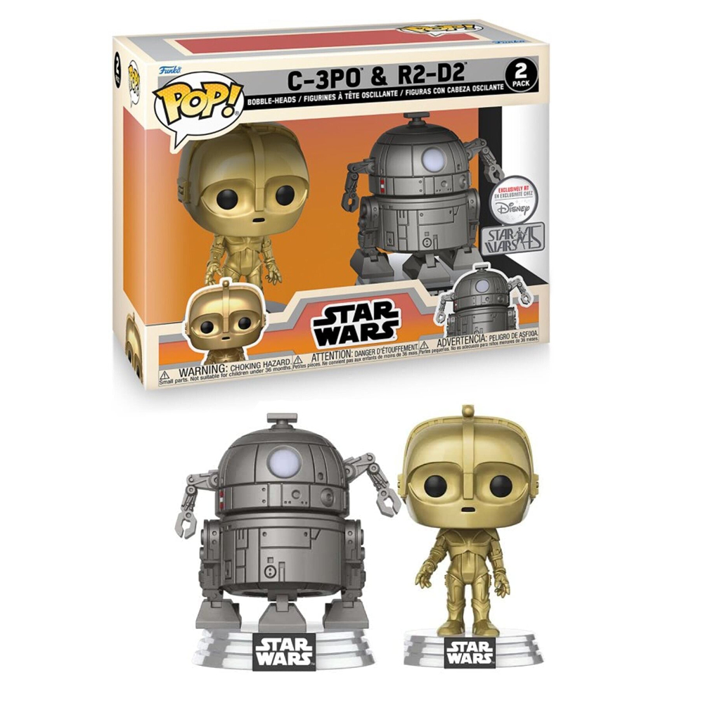 Funko Pop! Star Wars C-3PO & R2-D2 2 Pack Exclusivo Original - Moça do ...