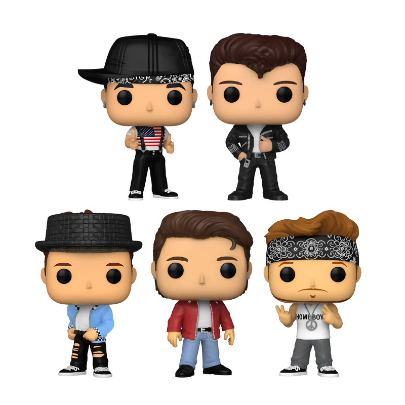 Funko Pop! Rock New Kids On The Block 5 Pack Exclusivo Original - Moça ...