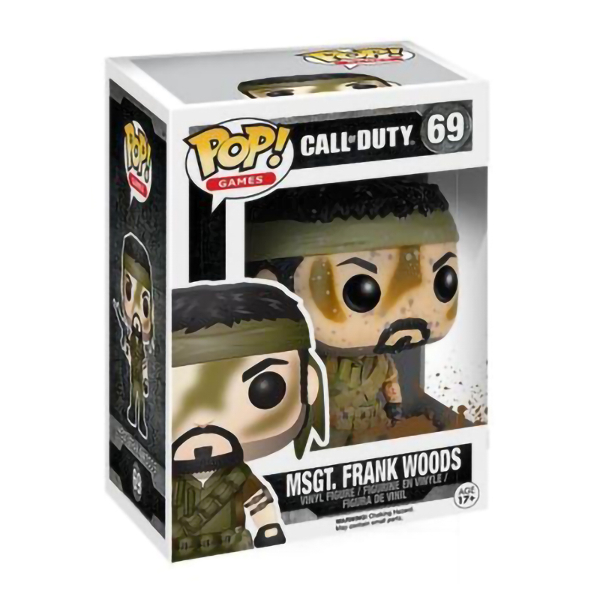 Funko Pop! Games Call Of Duty Msgt Frank Woods 69 Original - Moça do ...