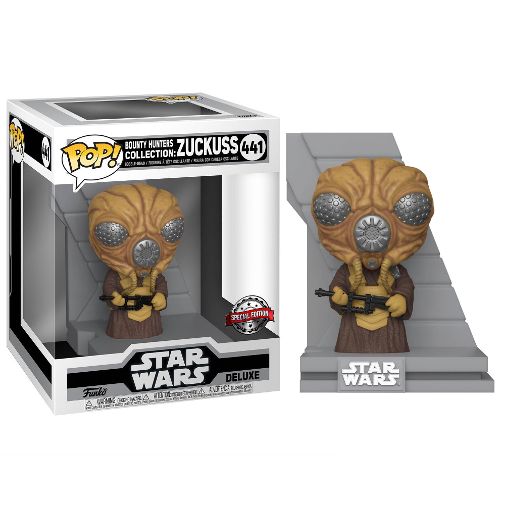 Funko Pop! Star Wars Bounty Hunters Collection Zuckuss 441 Exclusivo ...