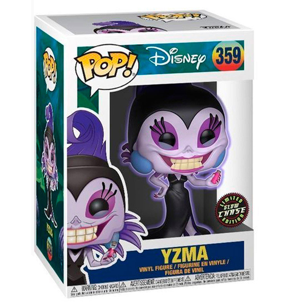 Funko Pop! Disney A Nova Onda Do Imperador Yzma 359 Exclusivo Glow ...