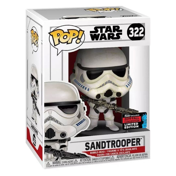Funko Pop! Star Wars Sandtrooper 322 Exclusivo Original Colecionavel ...