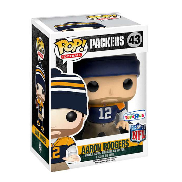 Funko Pop! Football Aaron Rodgers 43 Exclusivo Original - Moça do Pop ...