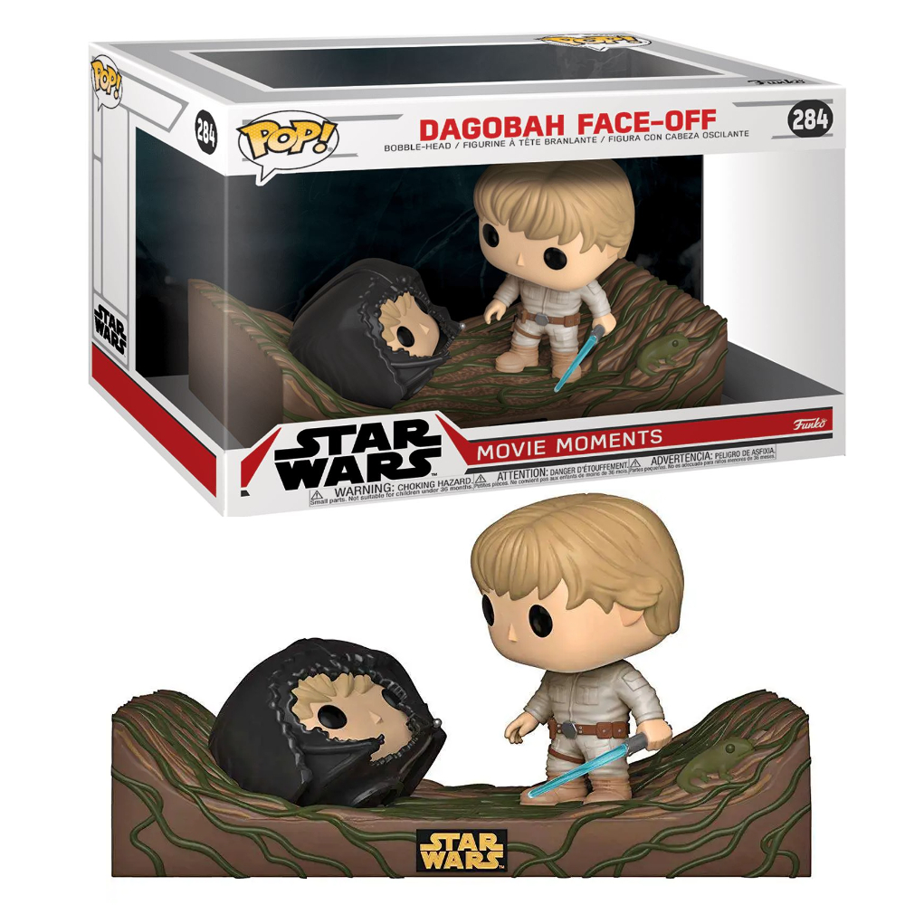 Funko Pop! Star Wars Moments Dagobah Face-Off 284 Original - Moça do ...