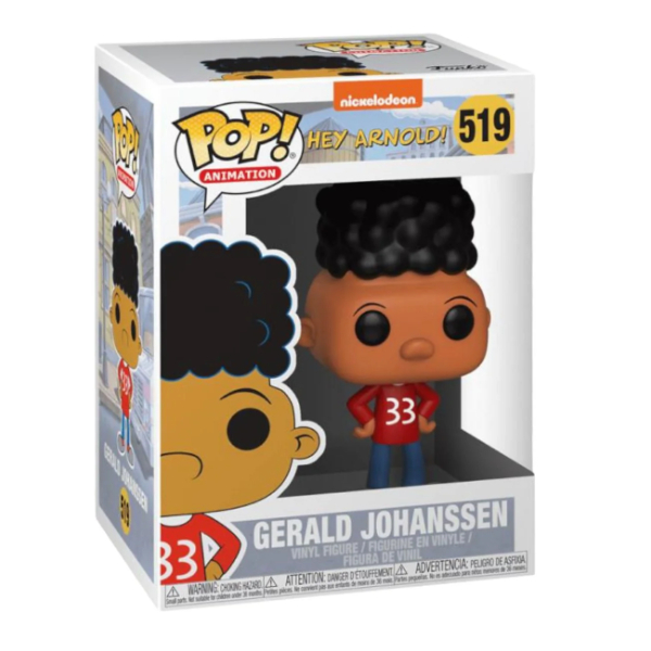 Funko Pop! Animation Hey Arnold Gerald Johanssen 519 Original - Moça do ...