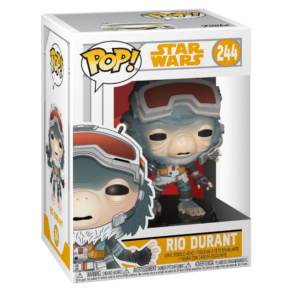 Funko Pop! Star Wars Rio Durant 244 Original Colecionavel - Moça do Pop ...