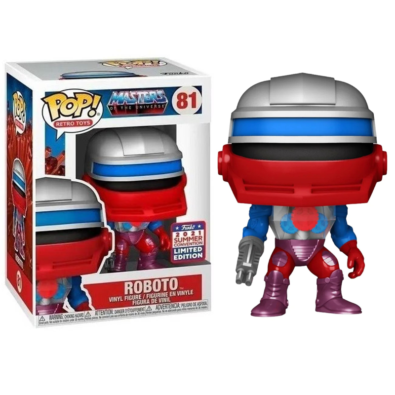 Funko Pop! Masters Of The Universe Roboto 81 Exclusivo Original - Moça ...