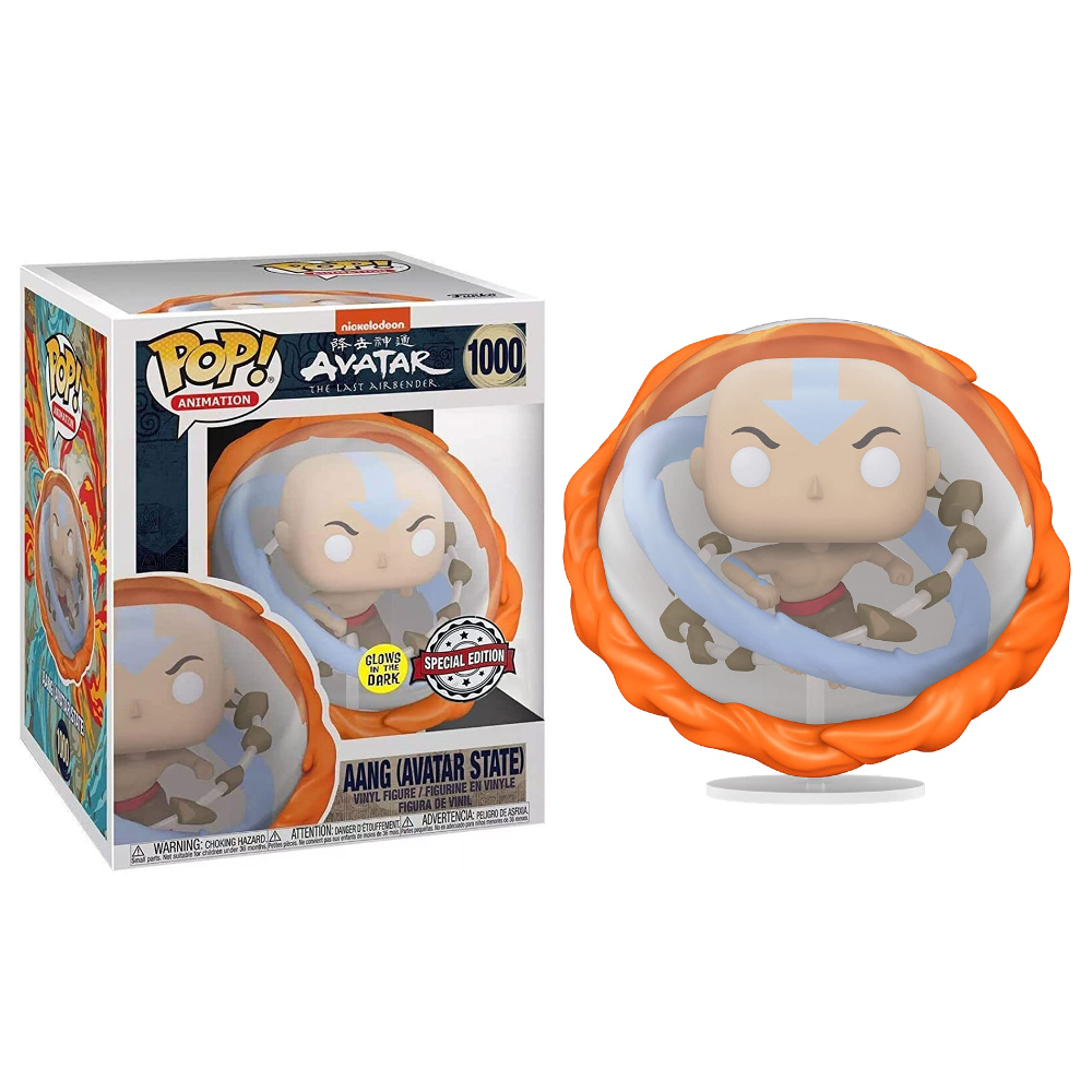 Funko Pop! Avatar Aang Avatar State 1000 Exclusivo Glow Original - Moça ...