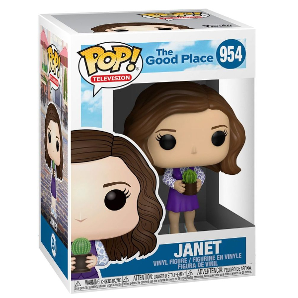 Funko Pop! Television The Good Place Janet 954 Original Colecionavel ...