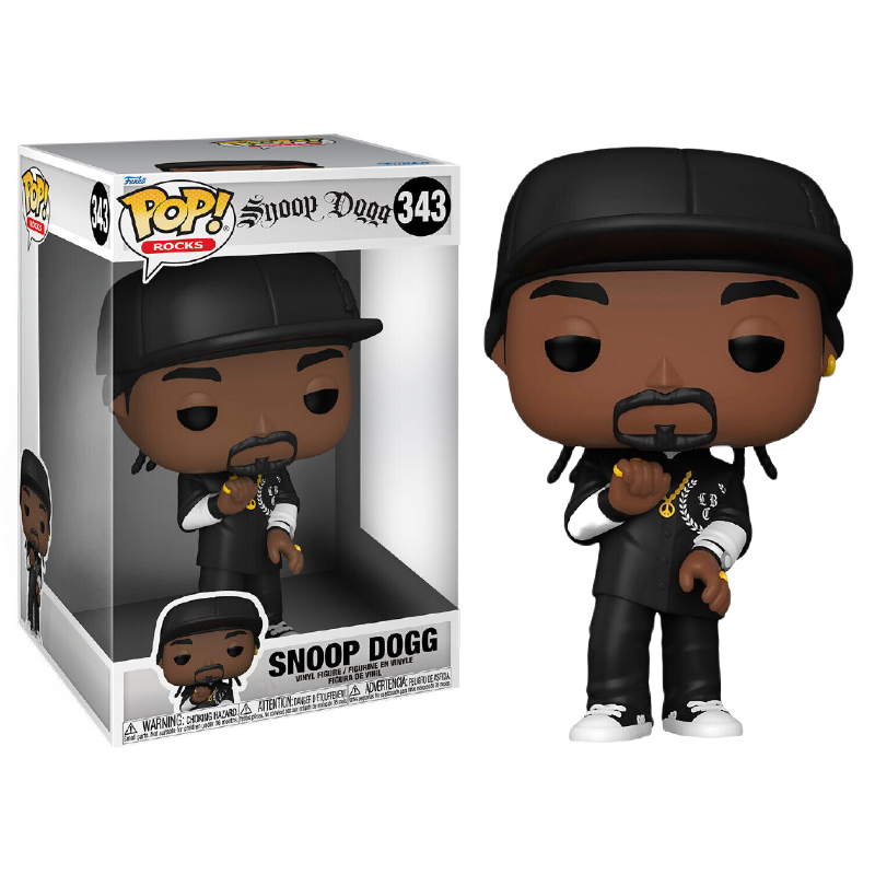 Funko Pop! Rocks Snoop Dogg 343 10 Polegadas Original - Moça do Pop ...